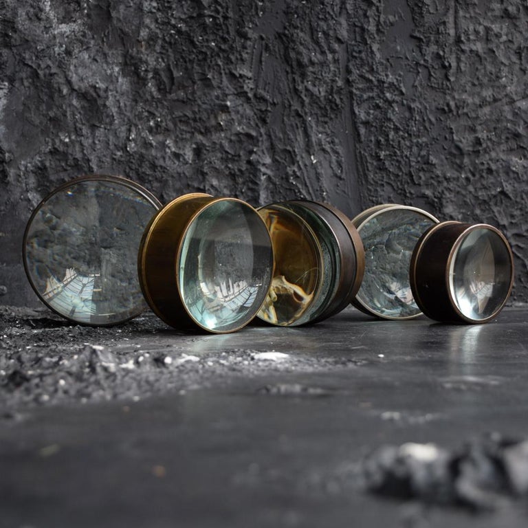 English 19th Century Magic Lantern Lens Set at 1stDibs