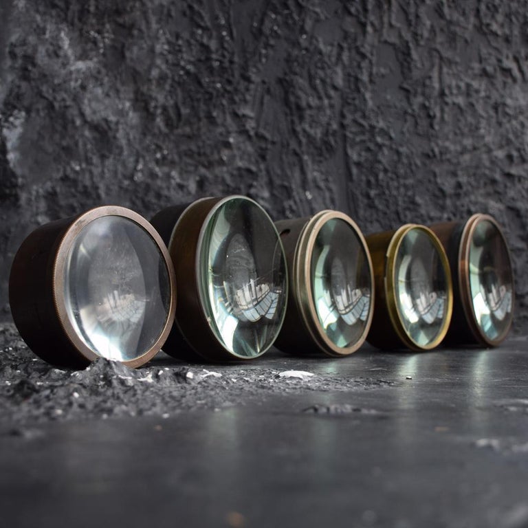 English 19th Century Magic Lantern Lens Set at 1stDibs