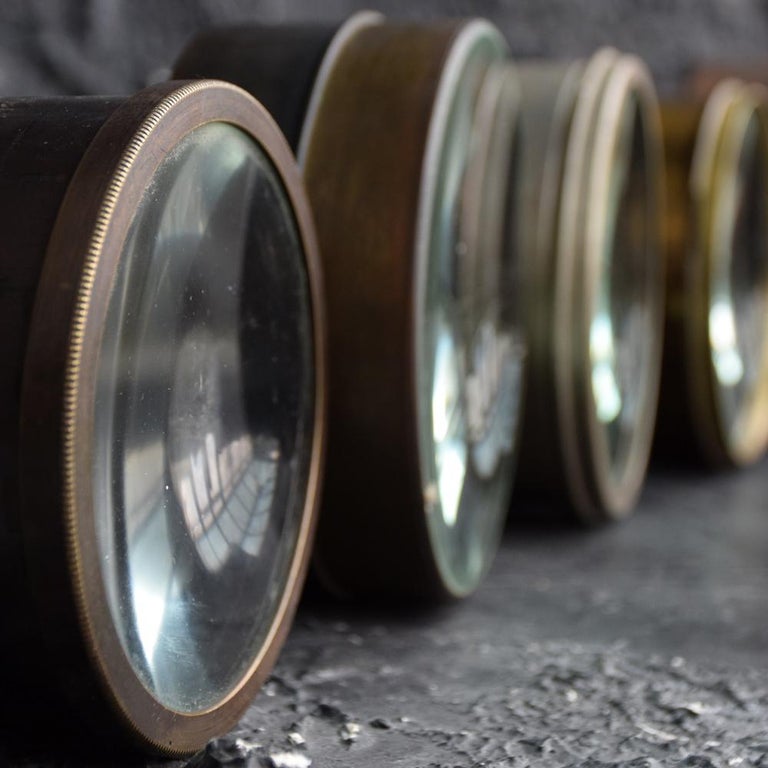 English 19th Century Magic Lantern Lens Set at 1stDibs