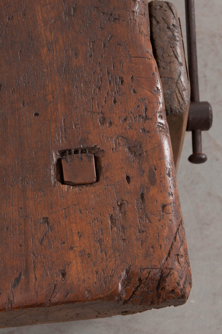 English 19th Century Oak Workbench at 1stDibs