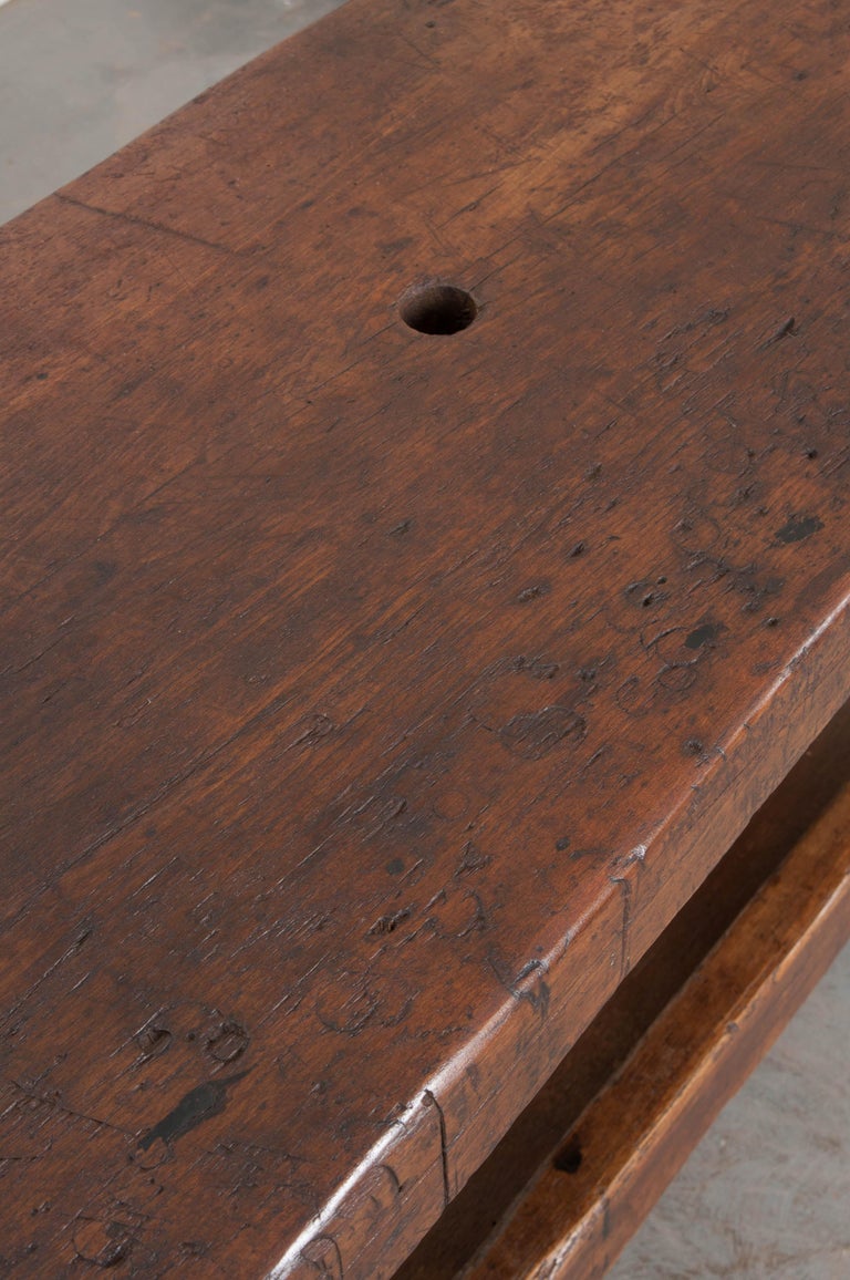 English 19th Century Oak Workbench at 1stDibs