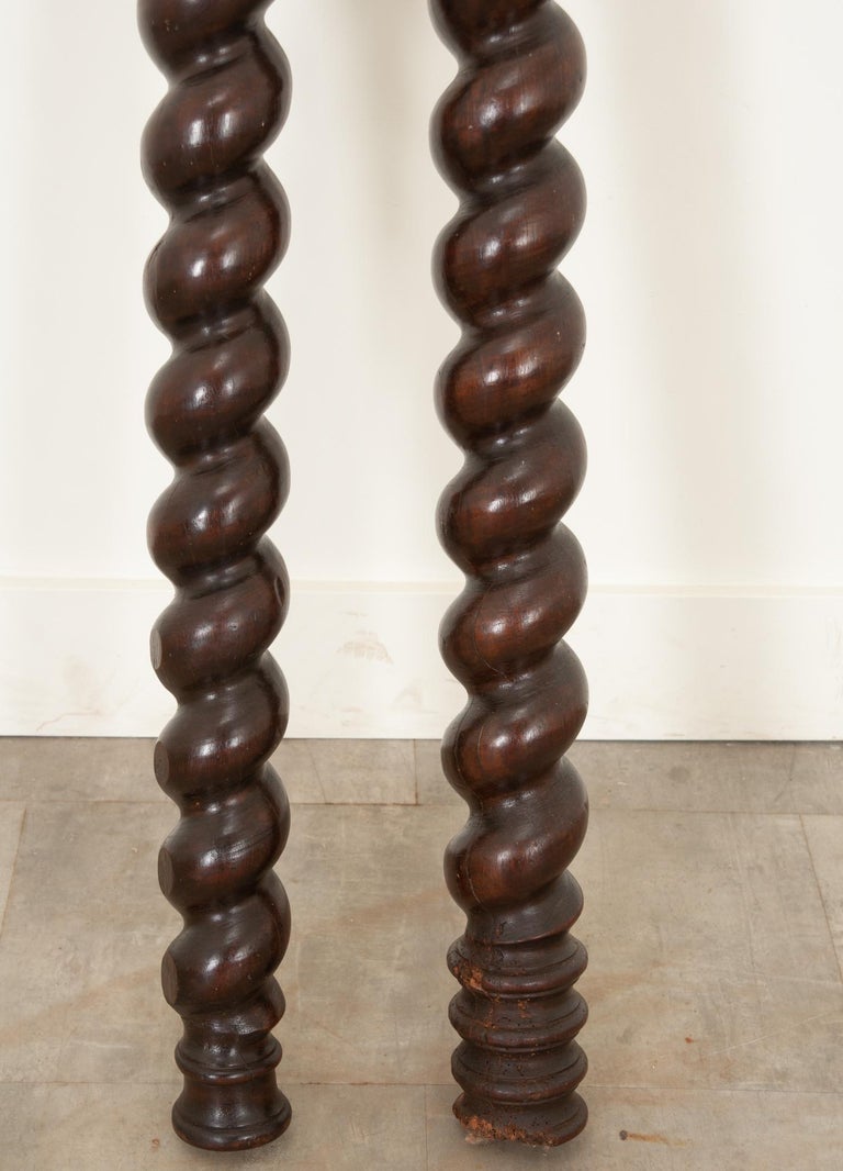 English 19th Century Pair of Barley Twist Columns For Sale at 1stDibs
