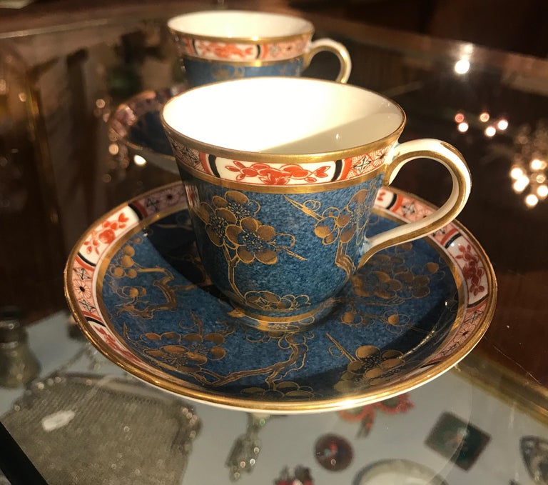 English 19th Century Porcelain Diminutive Tea Pot and Cups For Sale at ...