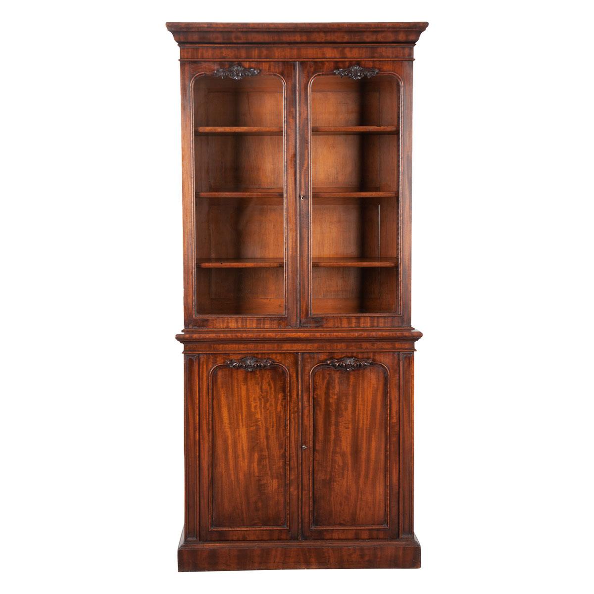 Neo-Gothic Early 19th Century Classical English Regency Bookcase ...