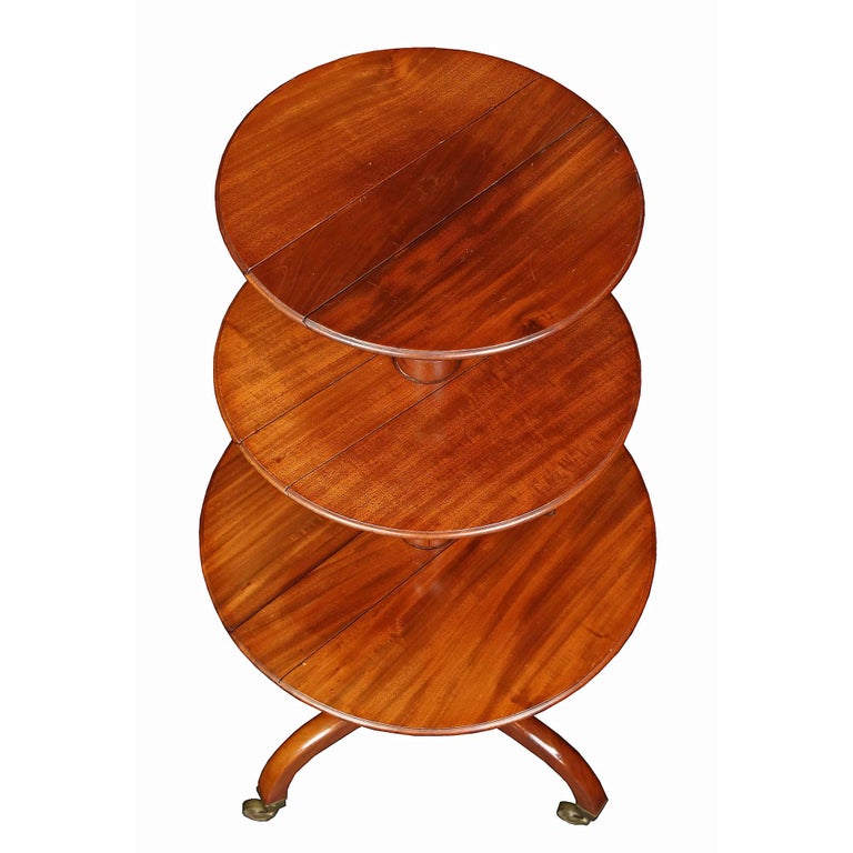 English 19th Century Regency St. Mahogany Serving Table For Sale at 1stDibs