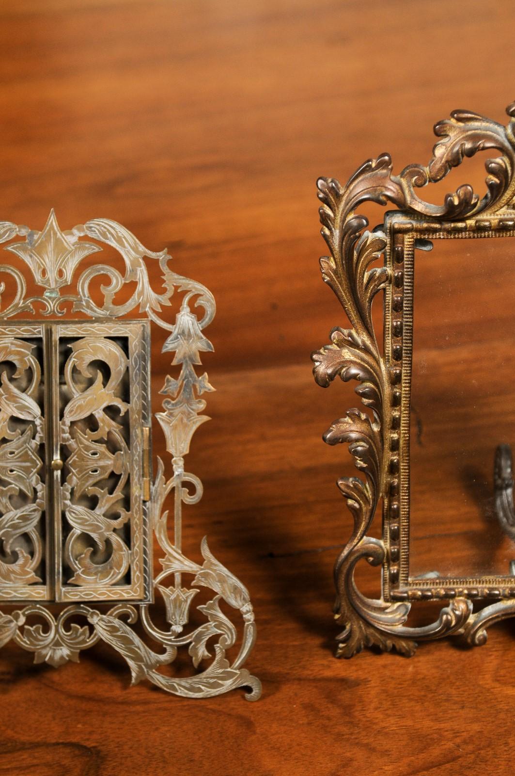 English 19th Century Victorian Period Cast Iron Picture Frames, Sold ...