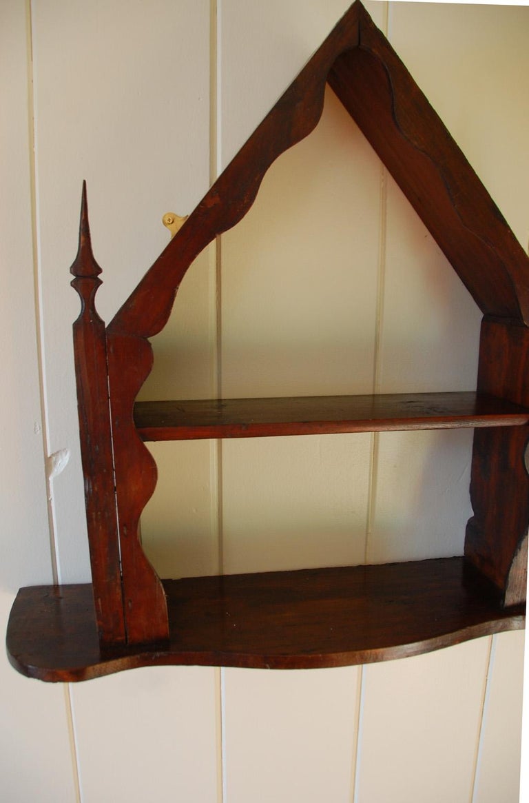 English 19th Century Victorian Whimsical Gothic Influenced Shelf For ...
