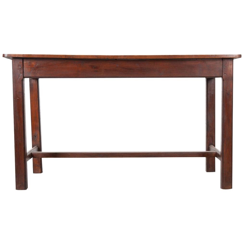 A French 19th Century Expandable Pinewood Kitchen Table at 1stDibs