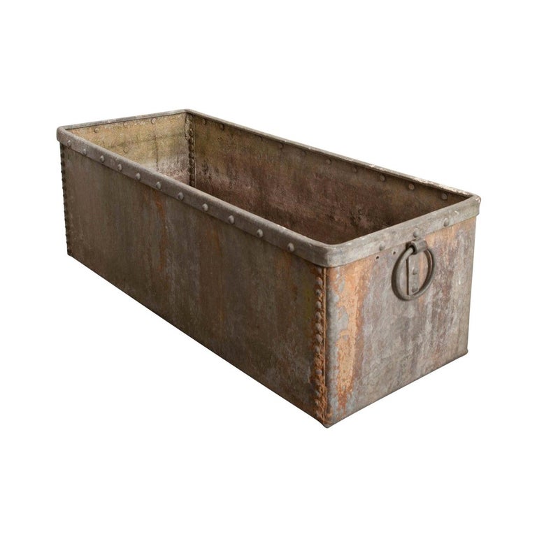 English 19th Century Zinc Trough at 1stDibs
