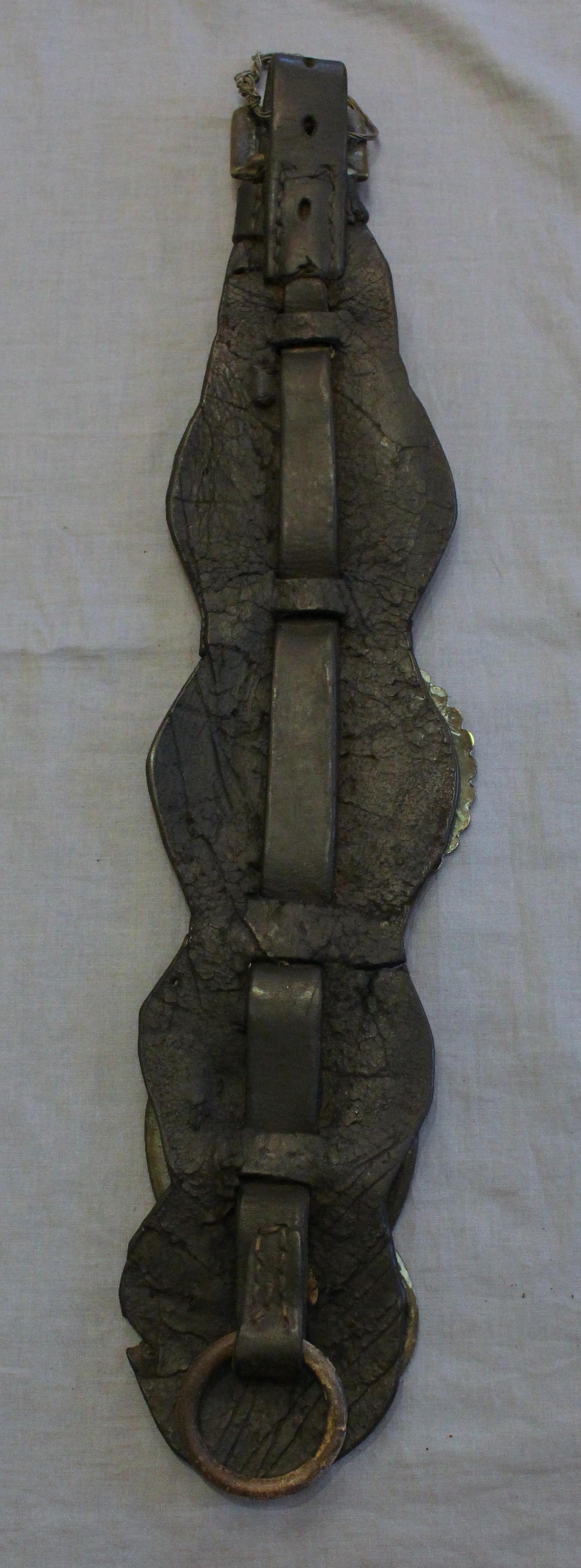 English 4-Brass Leather Horse Strap, Early-Mid 20th Century For Sale at ...