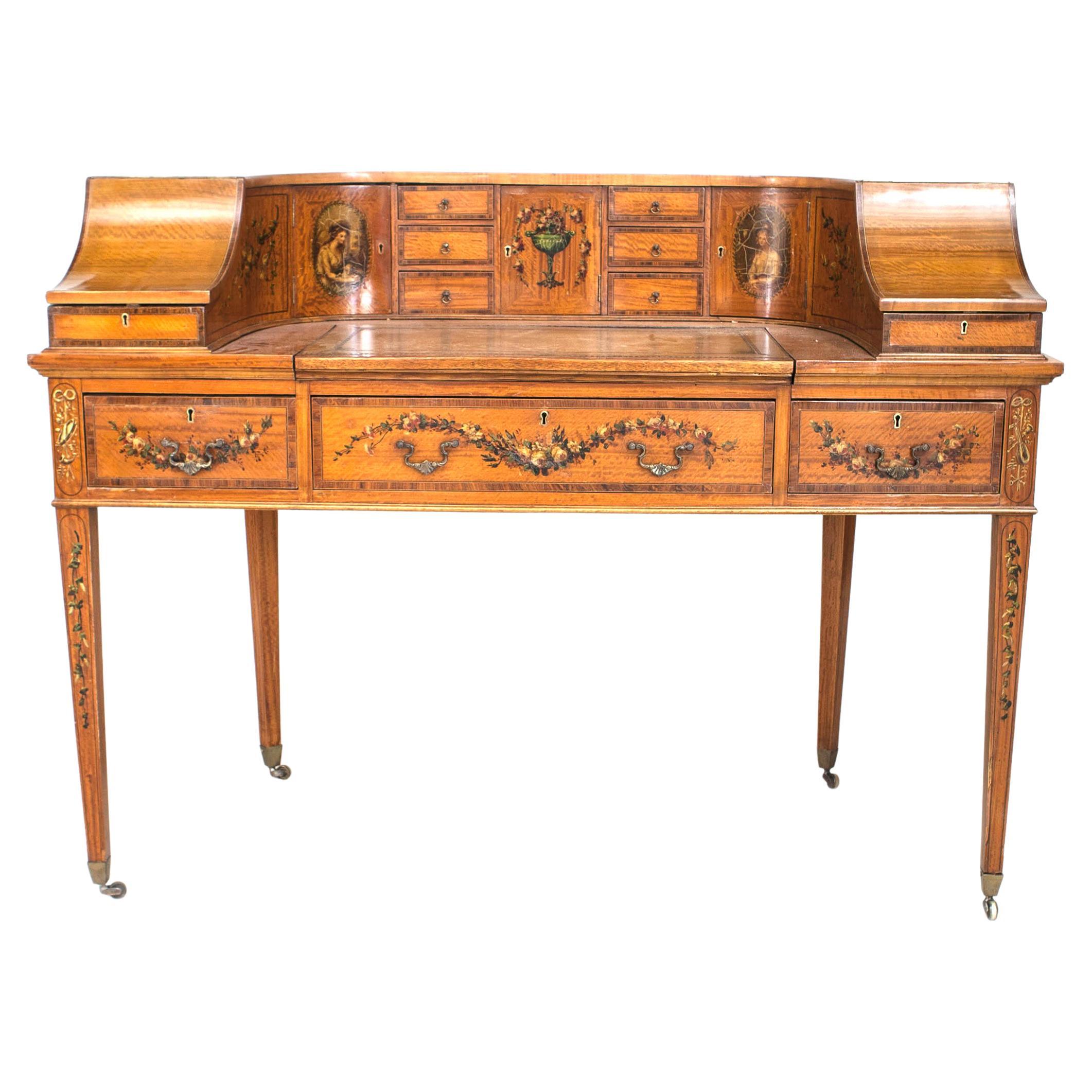 Adams Style Small Writing Desk For Sale at 1stDibs