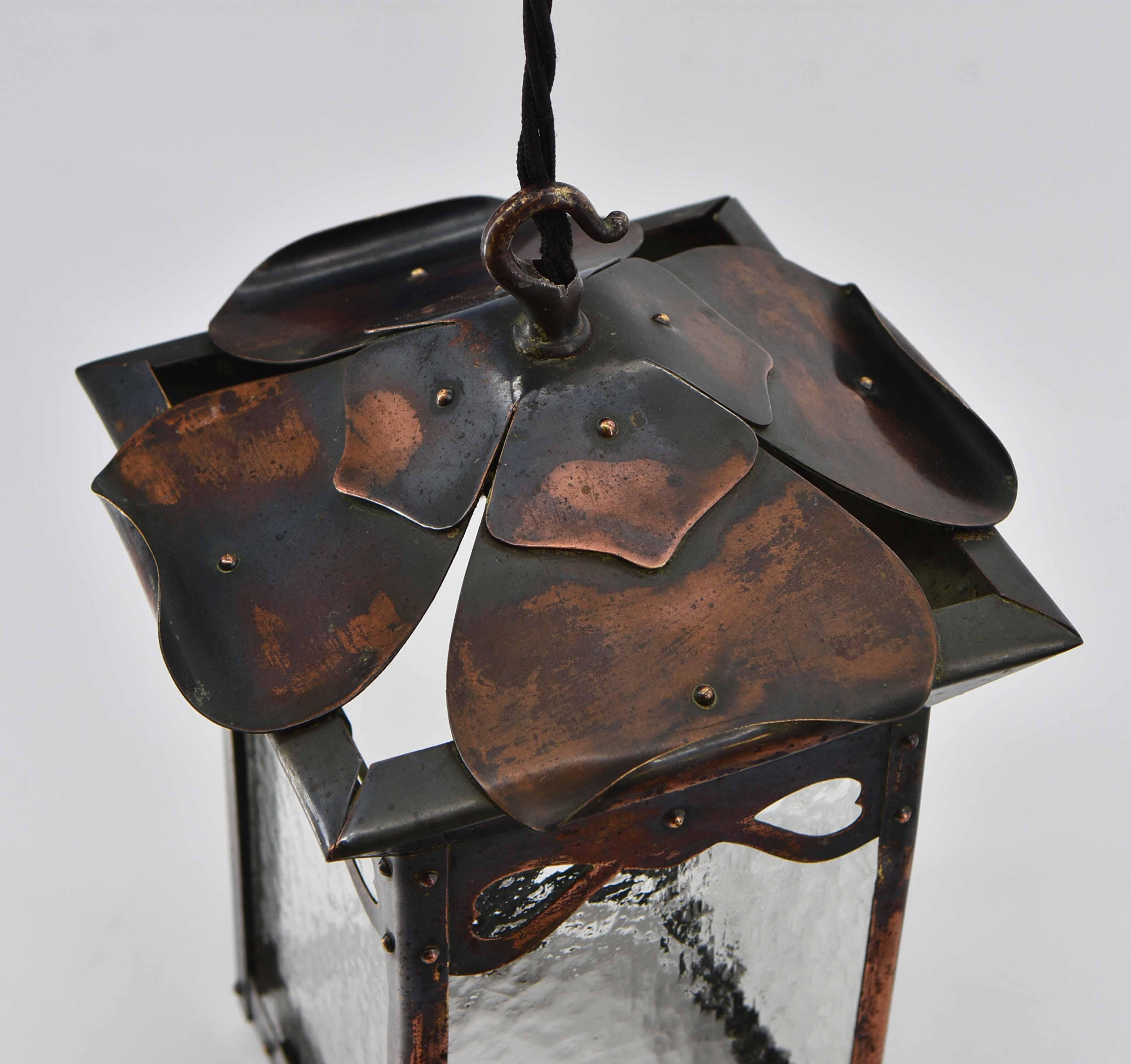 English Antique Arts and Crafts Hall Lantern, Circa 1900 For Sale at ...