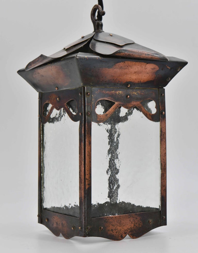 English Antique Arts and Crafts Hall Lantern, Circa 1900 For Sale at ...