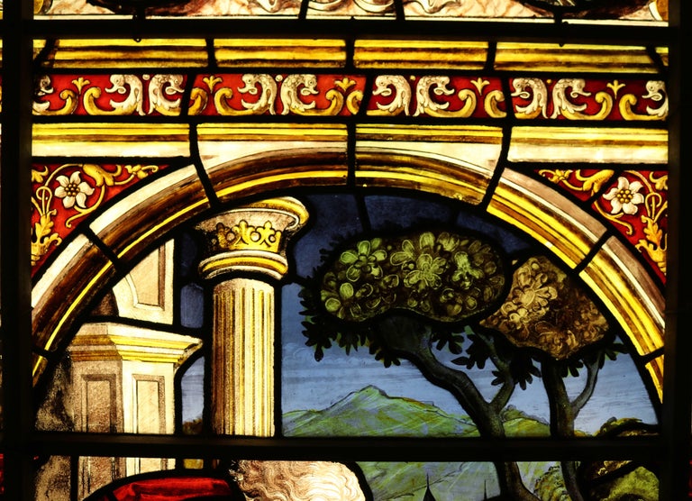 English Antique Stained Glass Window Depicting The Prodigal Son at ...