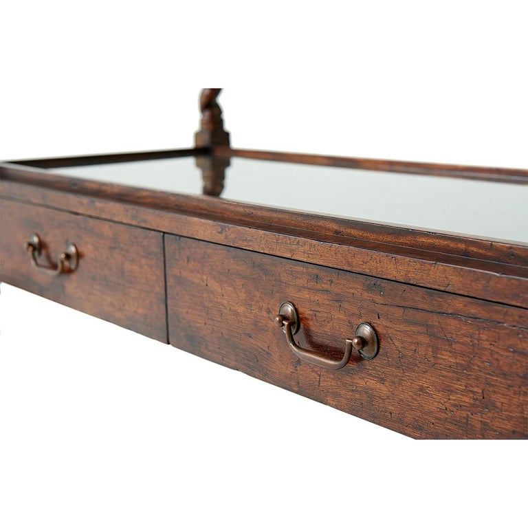 English Antiqued Serving Table For Sale at 1stDibs