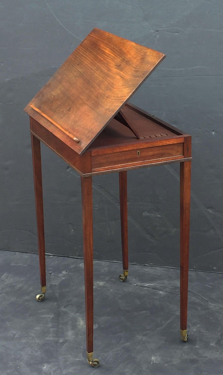 English Architect's Drawing Table of Mahogany from the Georgian Era at ...