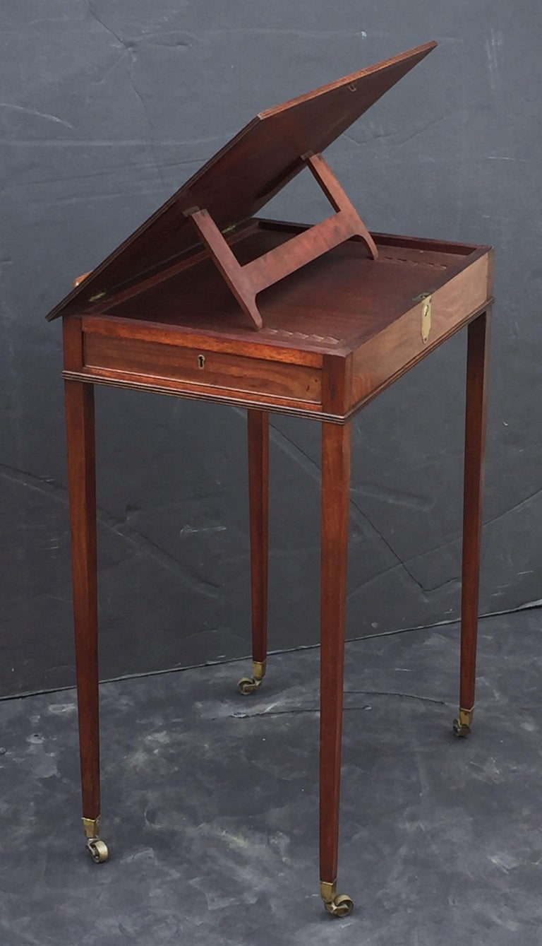 English Architect's Drawing Table of Mahogany from the Georgian Era at ...