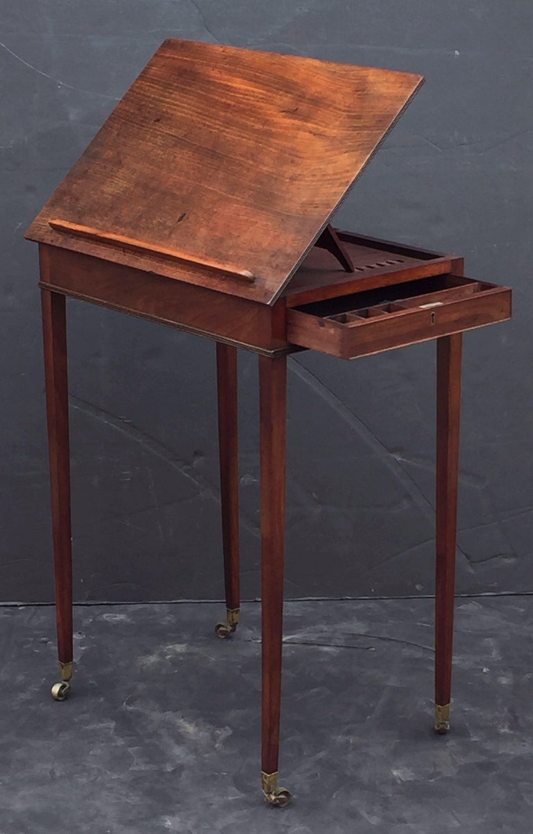 English Architect's Drawing Table of Mahogany from the Georgian Era at ...