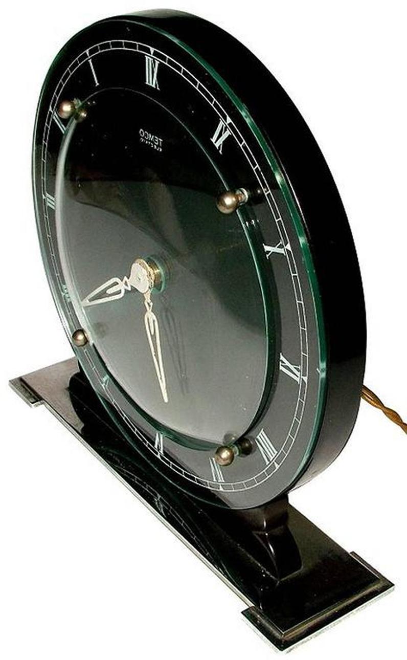 English Art Deco Modernist Clock by Temco For Sale at 1stDibs | temco ...