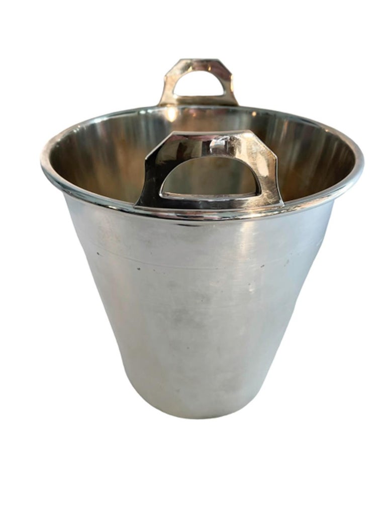 English Art Deco Silver Plate Wine Cooler Marked Jbc and S 'JB ...