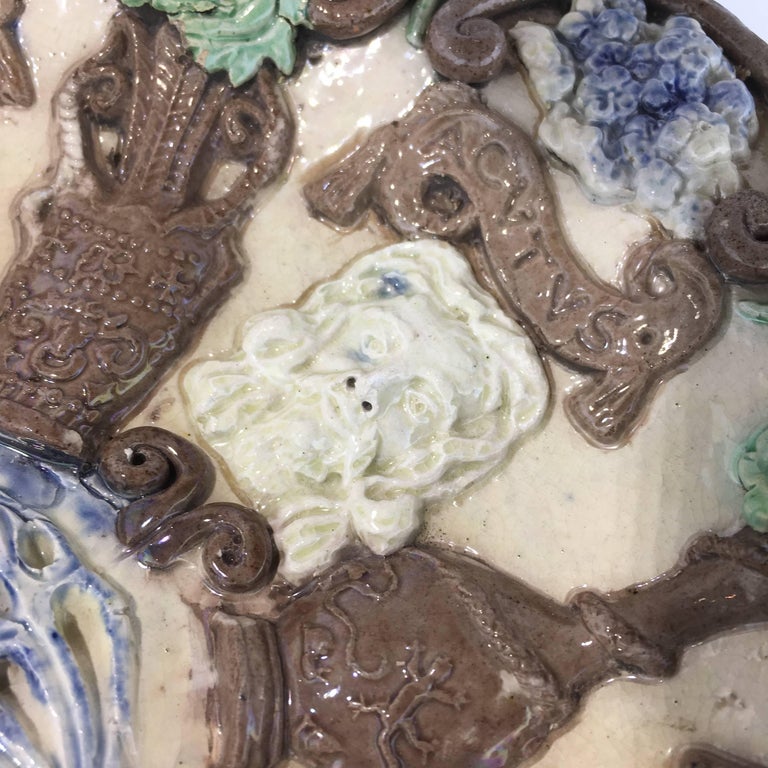 English Art Pottery Castle Hedingway Dish,"The Attributes of Chivalry ...