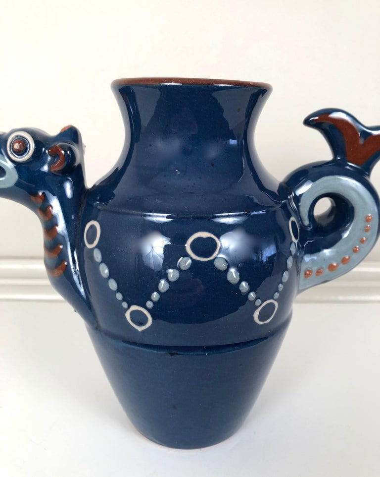 English Art Pottery Longpark Dragon Pitcher at 1stDibs | dragon pitchers