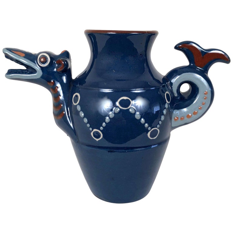 English Art Pottery Longpark Dragon Pitcher at 1stDibs | dragon pitchers