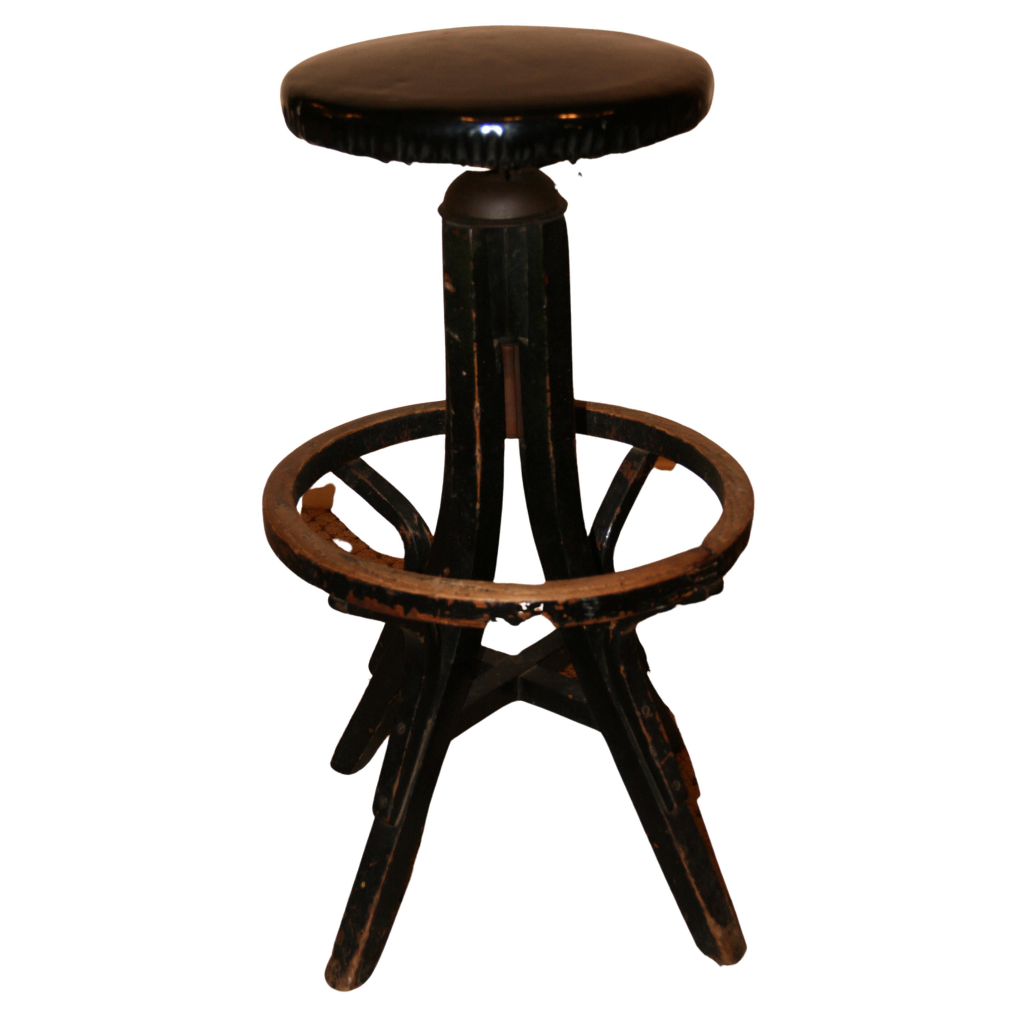 Arts and Craft Bar Stools at 1stDibs