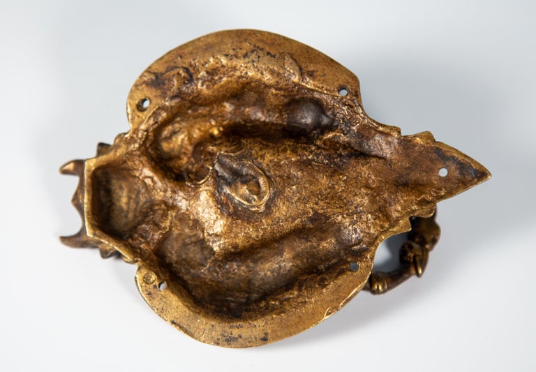 English Arts and Crafts Cast Bronze Devil Door Knocker, circa 1900 at ...
