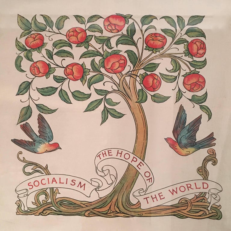 Socialism is the Hope of the World Banner, English. circa 1890 at 1stDibs