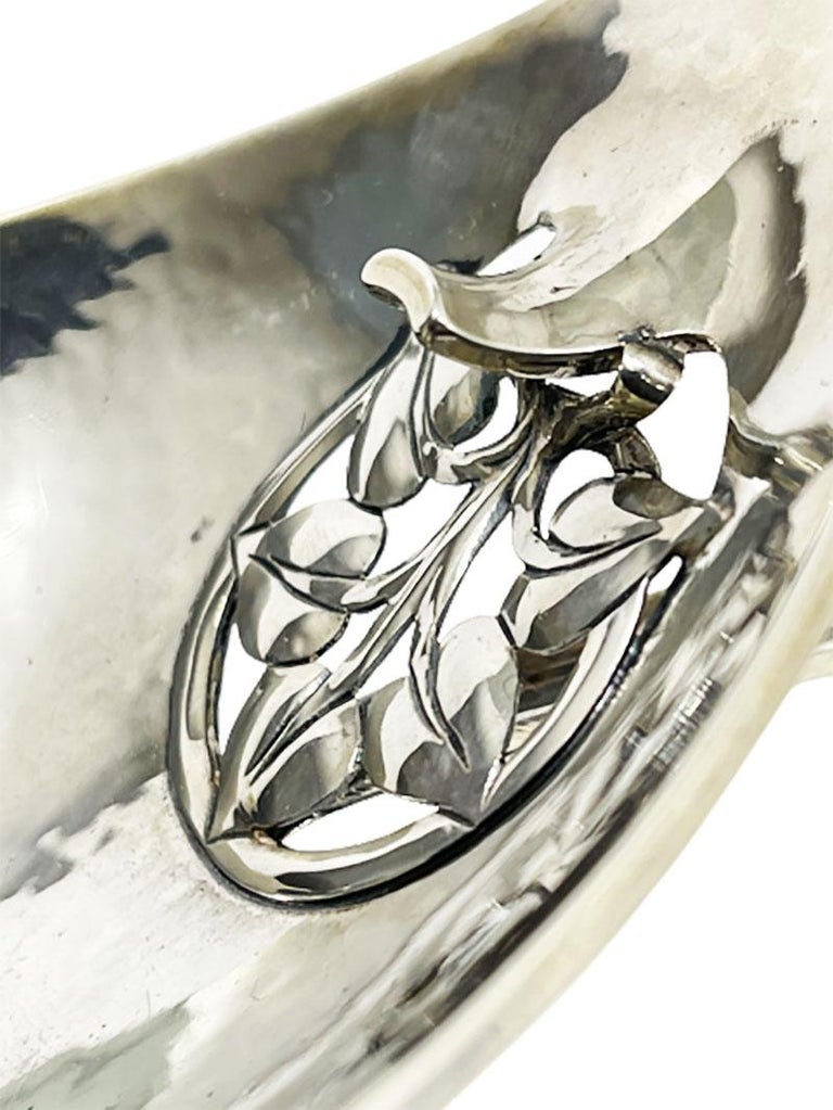 English Arts and Crafts Silver Bowl by George Laurence Conell ...