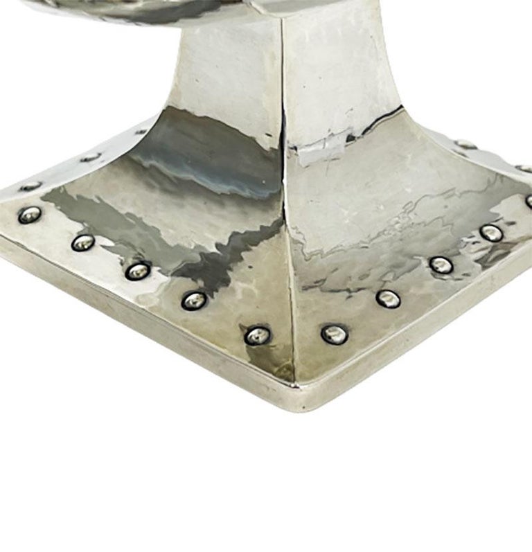 English Arts and Crafts Silver Bowl by George Laurence Conell ...