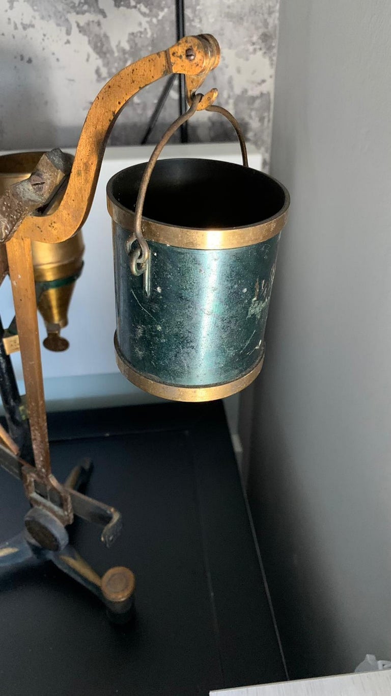 English Balance Bronze and Iron, 19th Century For Sale at 1stDibs