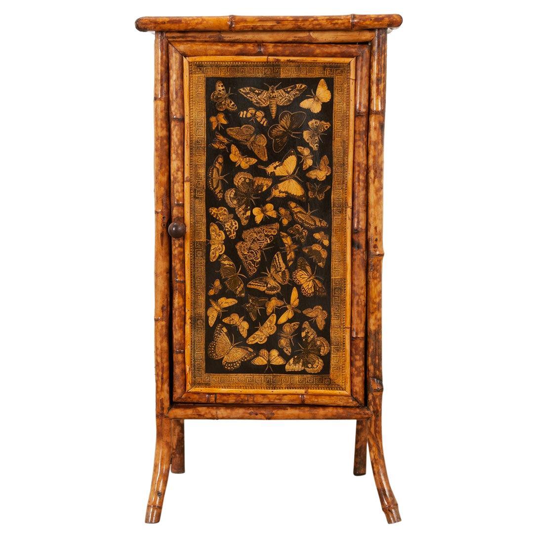 English Victorian Bamboo Cabinet at 1stDibs