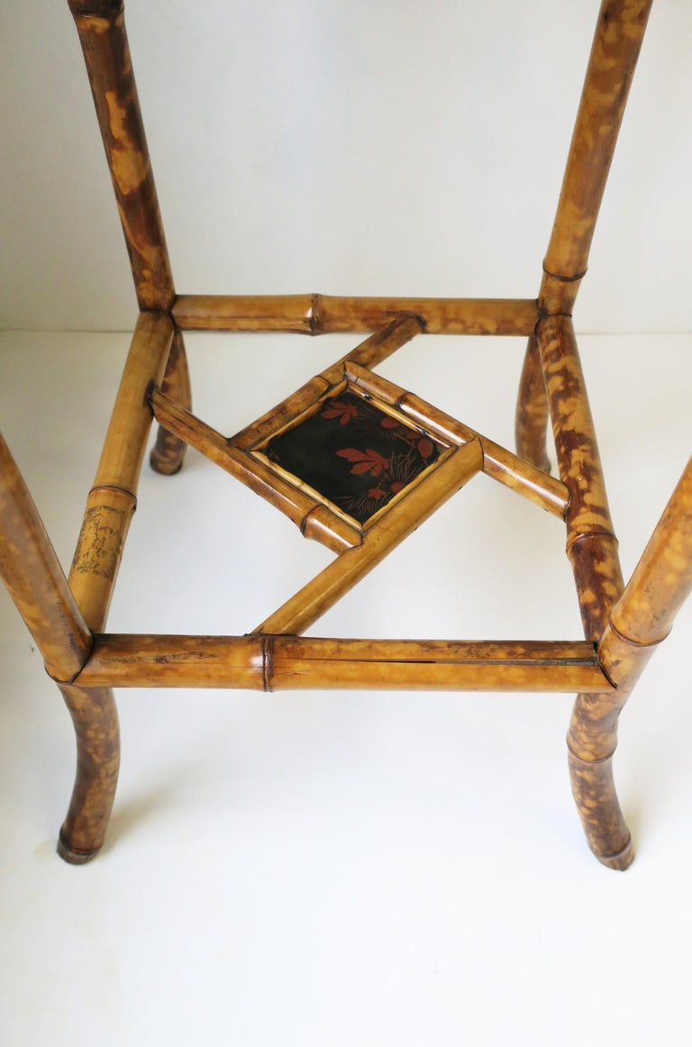 English Bamboo End Table For Sale at 1stDibs