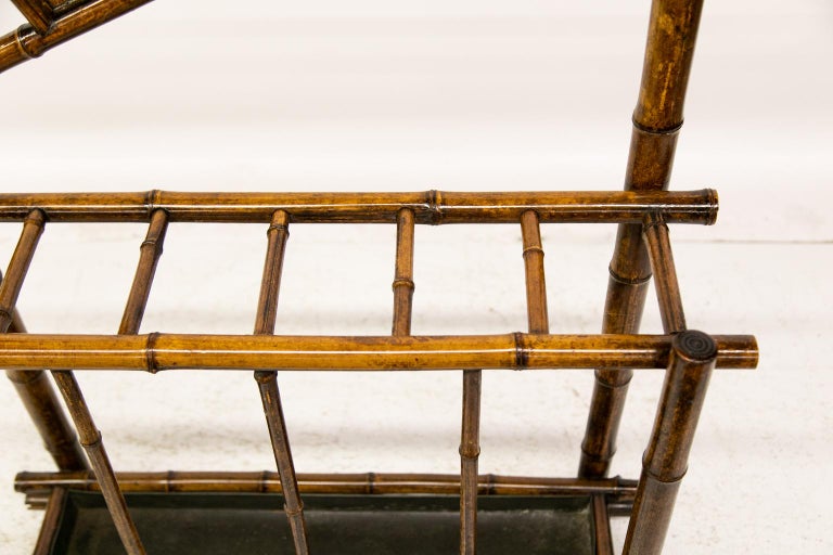 English Bamboo Hall Stand For Sale at 1stDibs