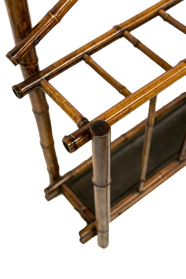 English Bamboo Hall Stand For Sale at 1stDibs