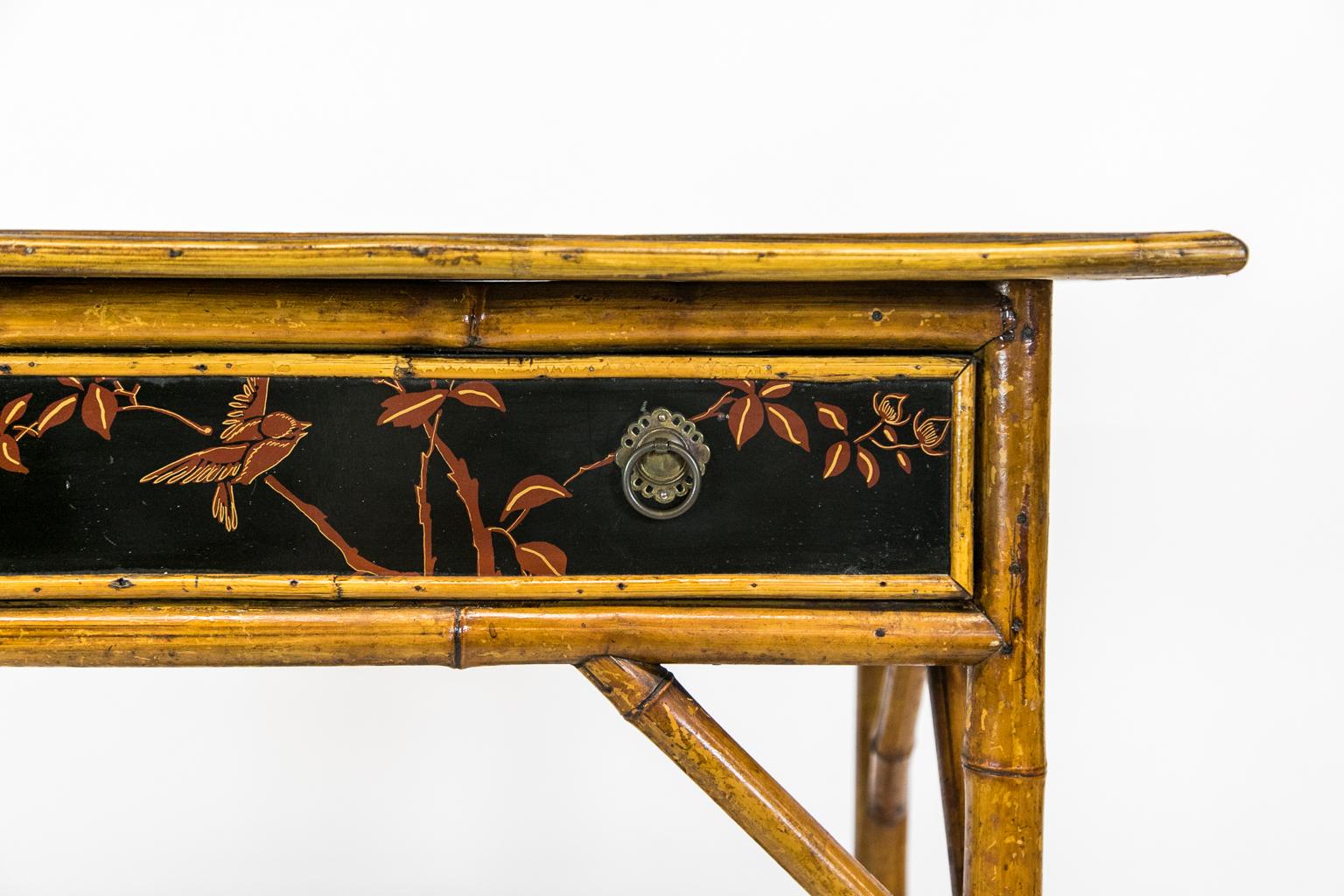 English Bamboo Writing Table at 1stDibs