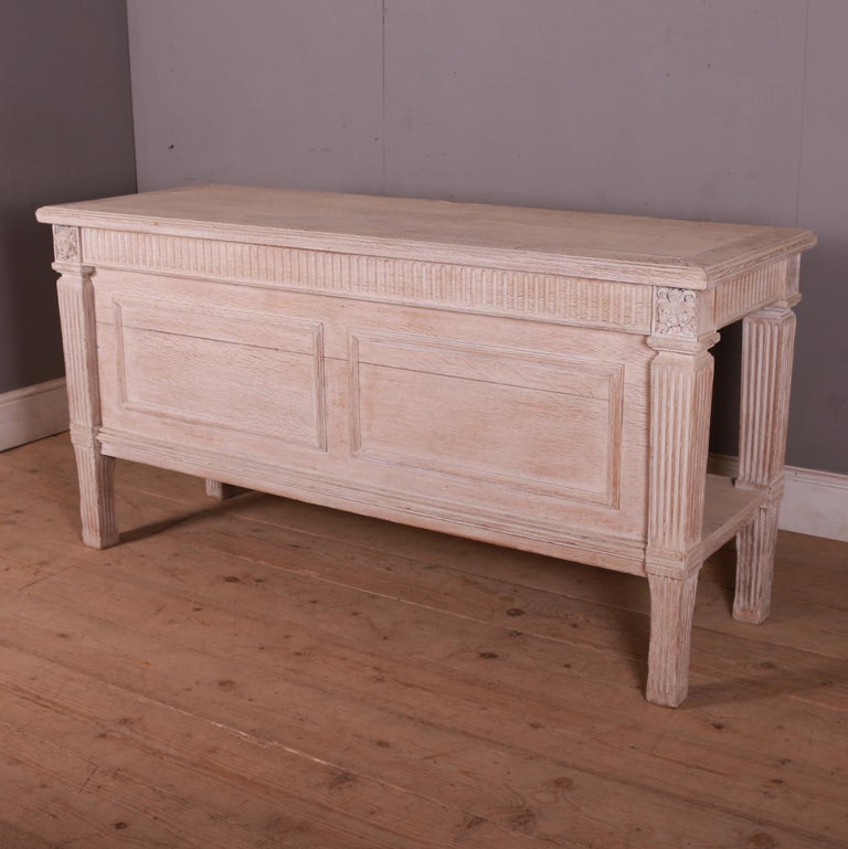 English Bleached Oak Counter at 1stDibs