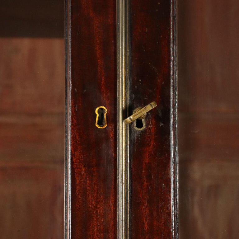 English Book Case Mahogany Marple Glass England 19th Century For Sale ...