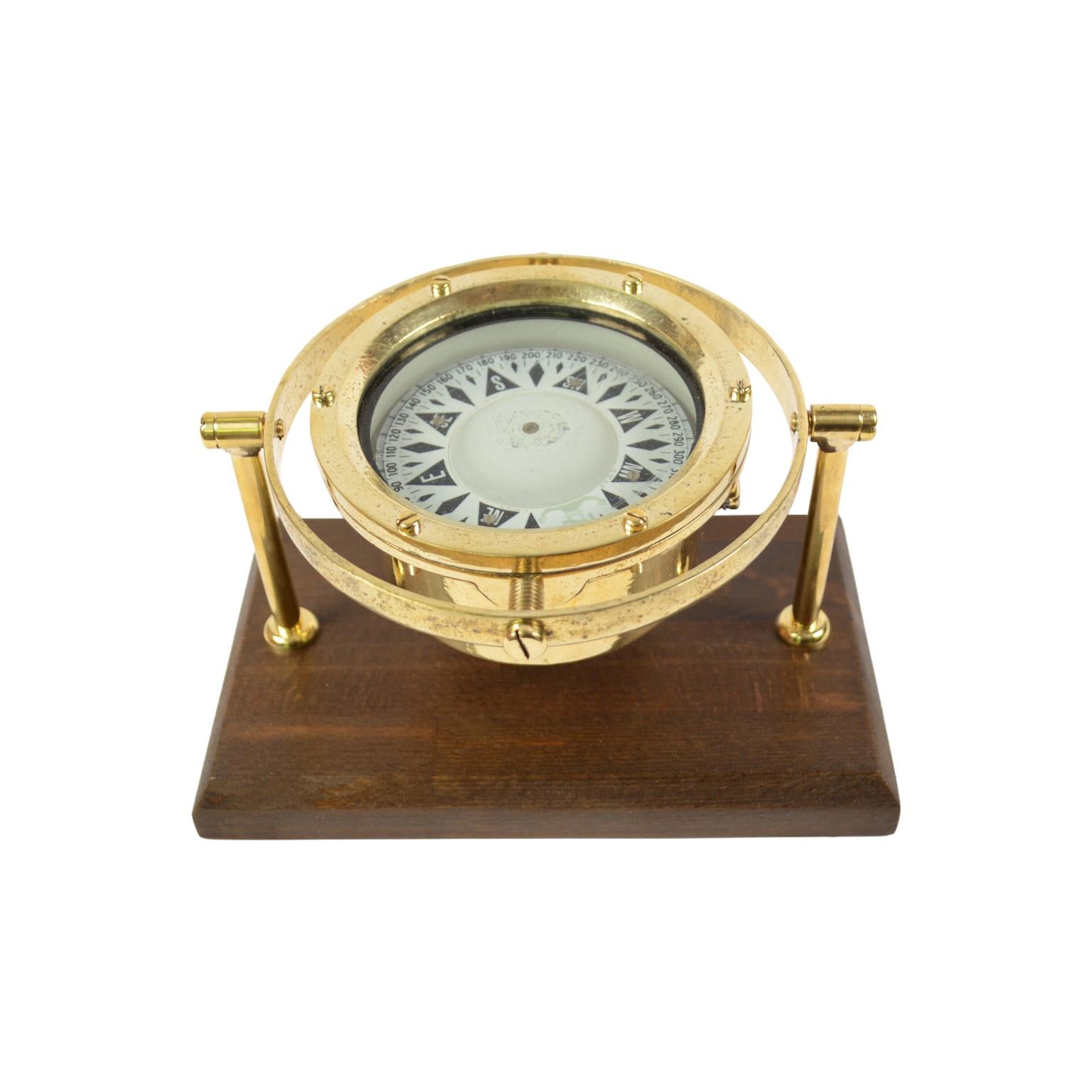 Brass Survey Compass the Magnapole at 1stdibs