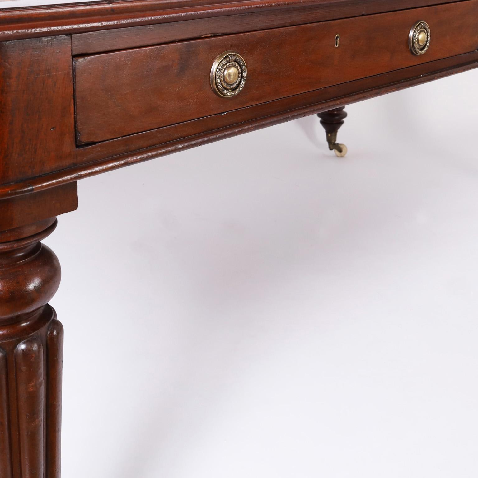 English British Colonial Partners Desk at 1stDibs | british colonial desk