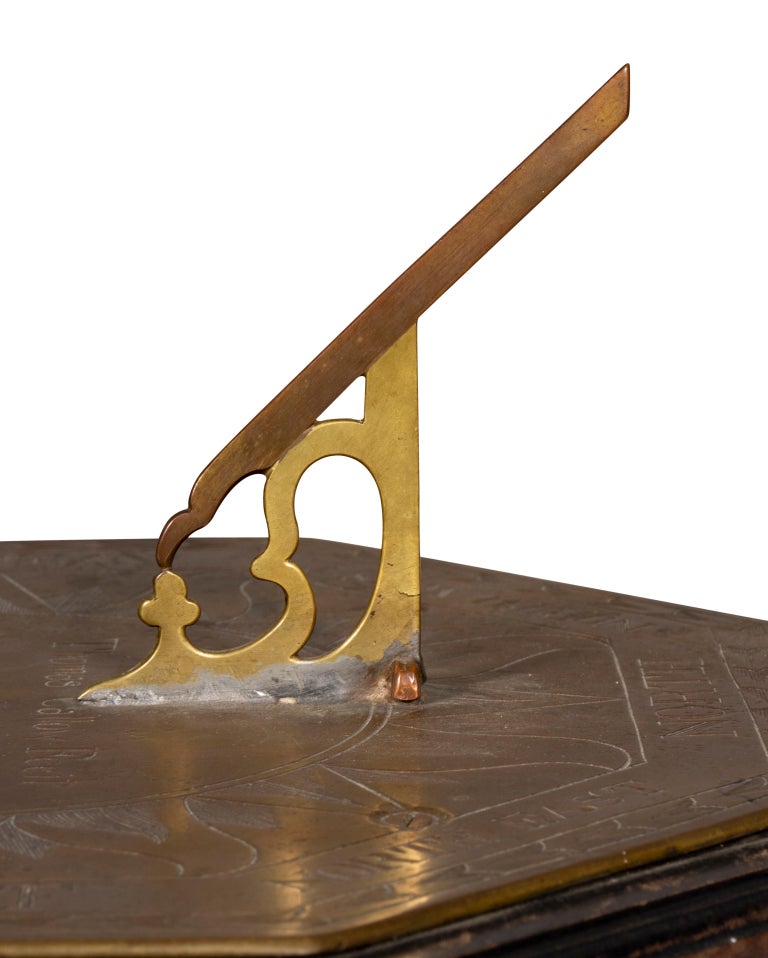 English Bronze Sundial by Thomas Callow at 1stDibs