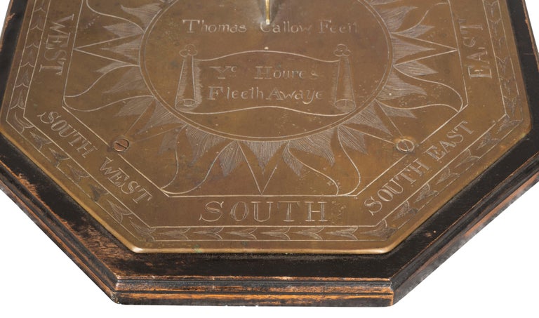 English Bronze Sundial by Thomas Callow at 1stDibs