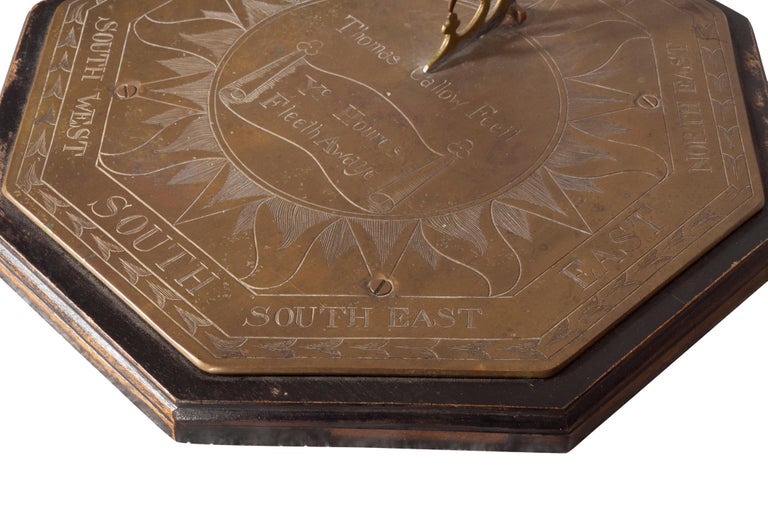 English Bronze Sundial by Thomas Callow at 1stDibs