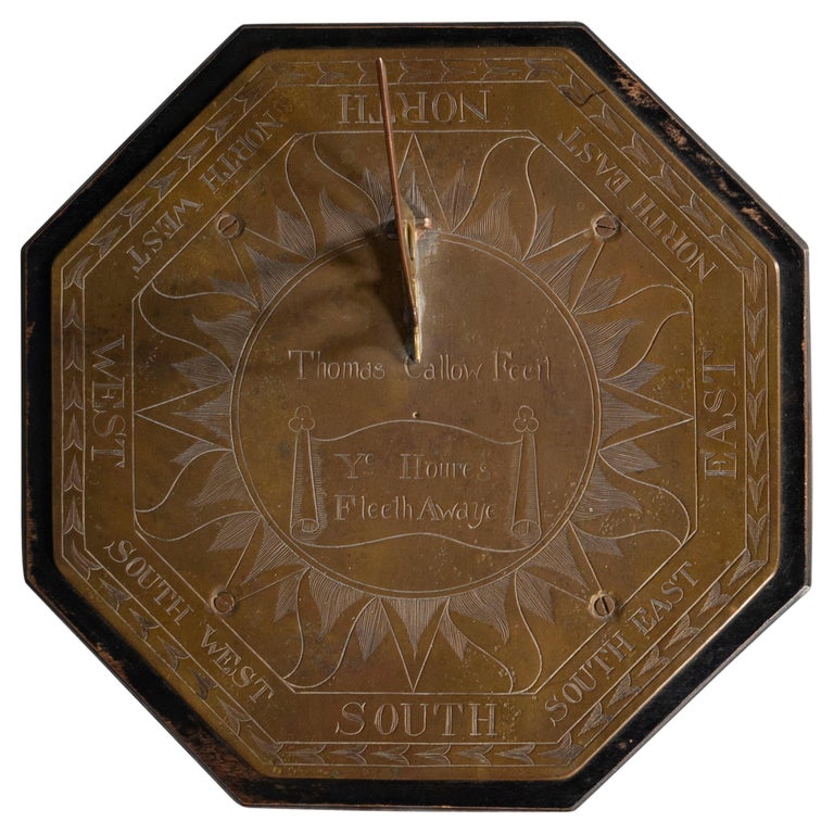 English Bronze Sundial by Thomas Callow at 1stDibs