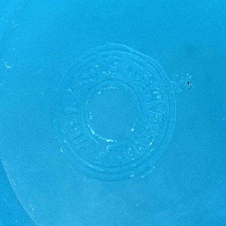 English Cameo Glass Blue Flower Vase by Thomas Webb at 1stDibs