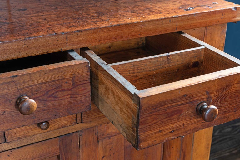 English Carpenters Work Bench/Cabinet, circa 1920 at 1stDibs