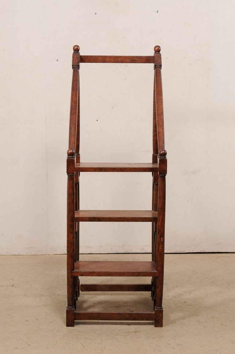 English Carved-Wood Library Step Ladder Would Also Be a Great Kitchen ...