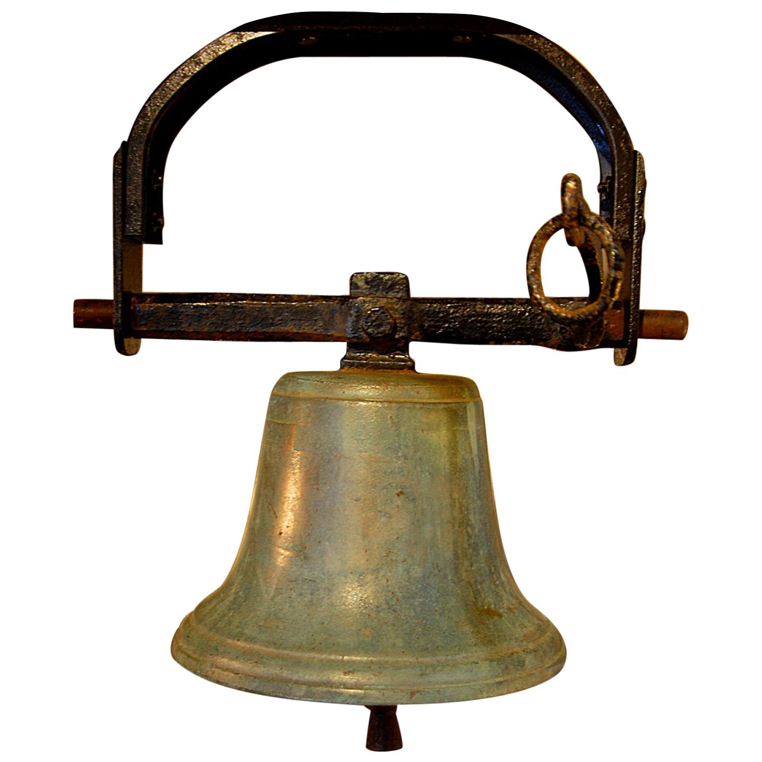English Cast Bell Metal 19th Century Church Bell at 1stDibs